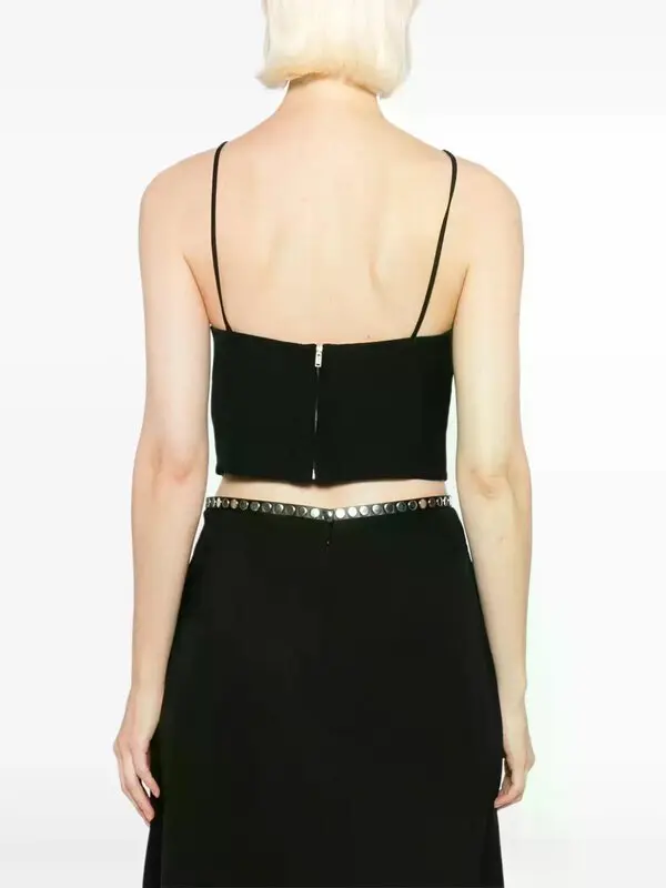 JIL SANDER V-neck Tank Top - Black