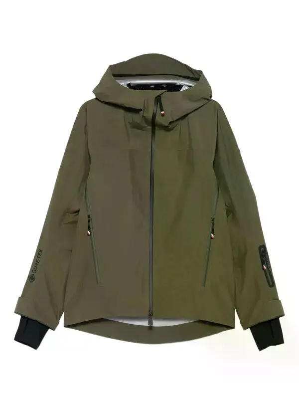 Moncler Hinterburgs Hooded Ski Jacket - Green