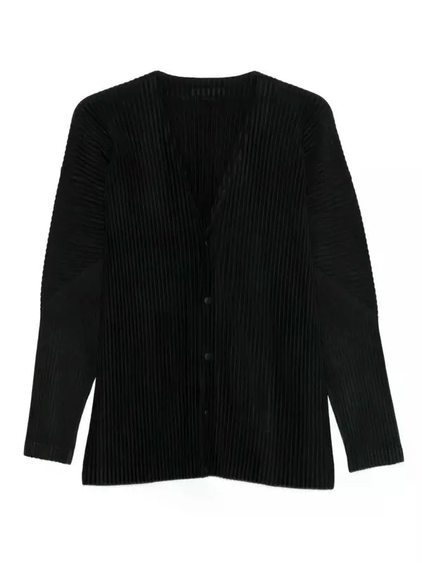 Issey Miyake Button-up Cardigan - Black
