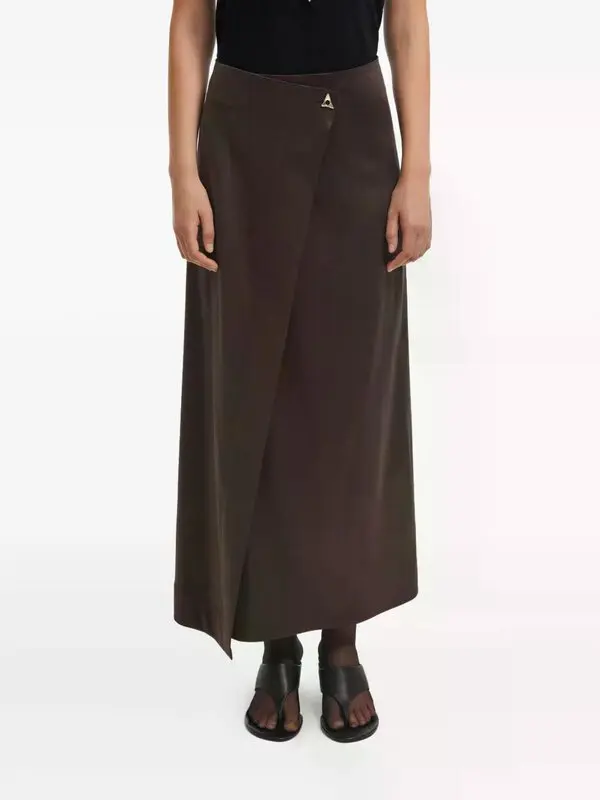 AERON Asymmetric Wrap Skirt