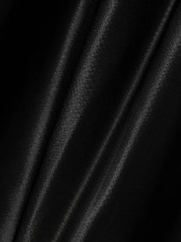 FFORME Layla Hammered-satin Maxi Dress - Black