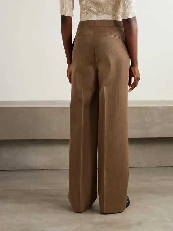 FFORME Agel Wool Wide-leg Pants