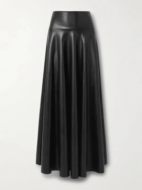 Norma Kamali Pu Maxi Skirt