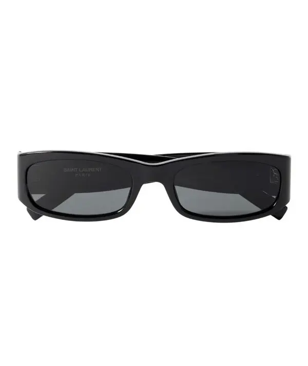 Saint Laurent Rectangle-frame Sunglasses - Black