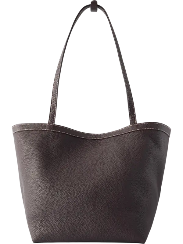 THE ROW Park Small Textured-leather Tote