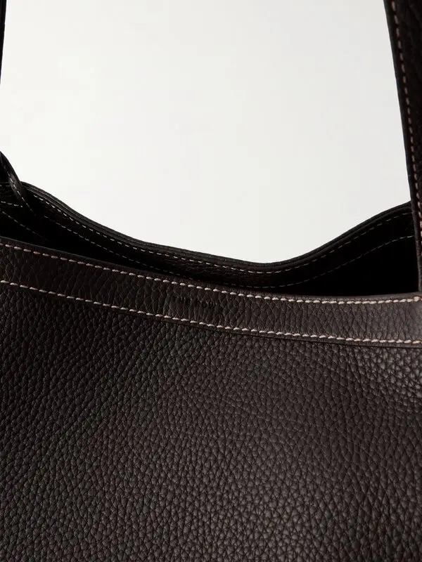 THE ROW Park Small Textured-leather Tote