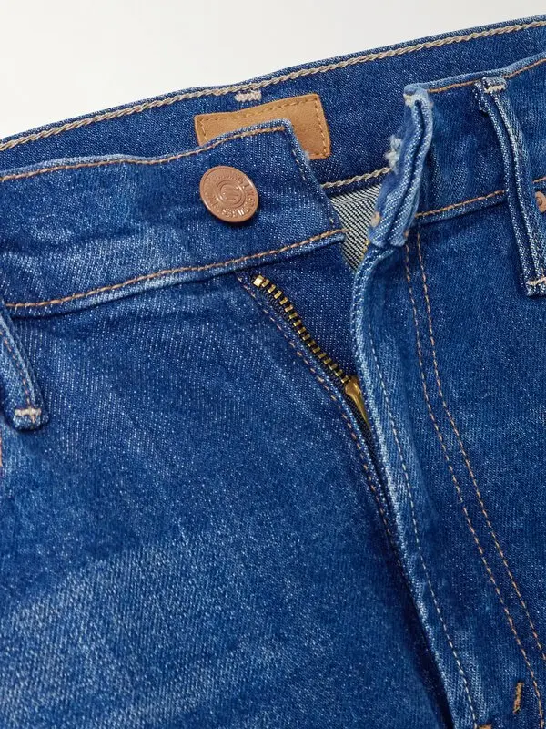 MOTHER The Kick It Flood Mid-rise Straight Jeans