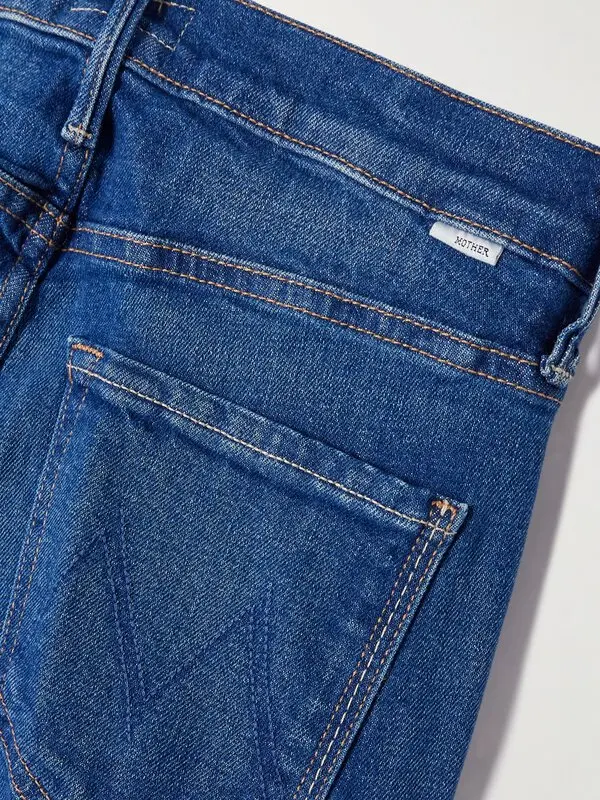 MOTHER The Kick It Flood Mid-rise Straight Jeans