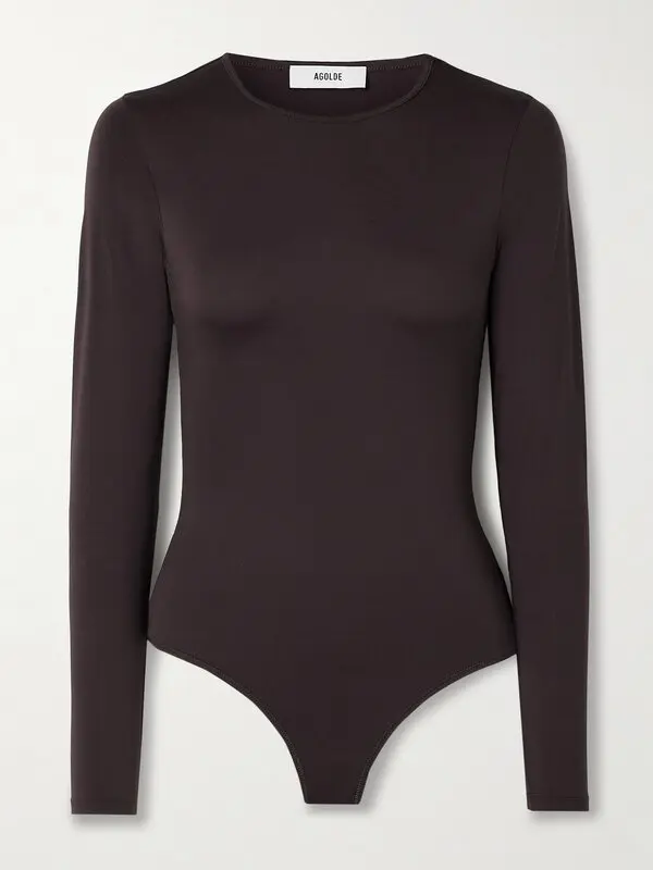 AGOLDE Aura Stretch-jersey Thong Bodysuit