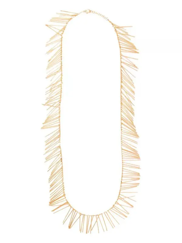 JIL SANDER Needle-detail Chain Necklace - Gold