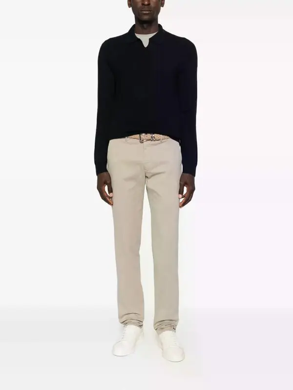 Incotex Belt Loops Trousers - Neutrals