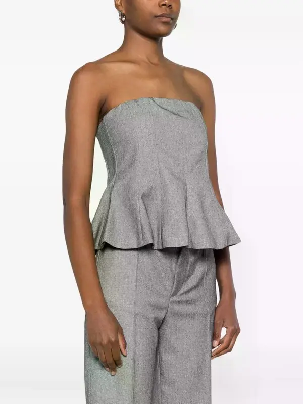 RAME Flared Strapless Top
