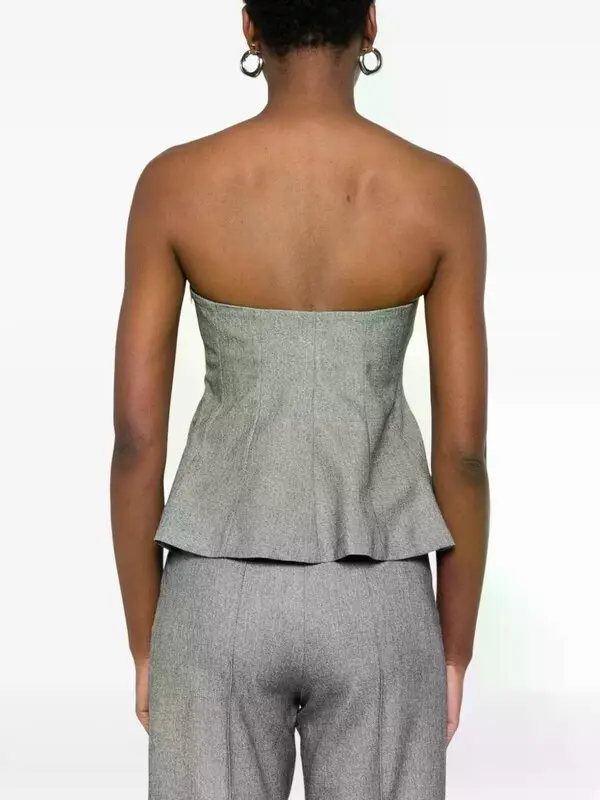 RAME Flared Strapless Top