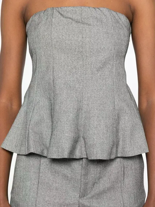 RAME Flared Strapless Top