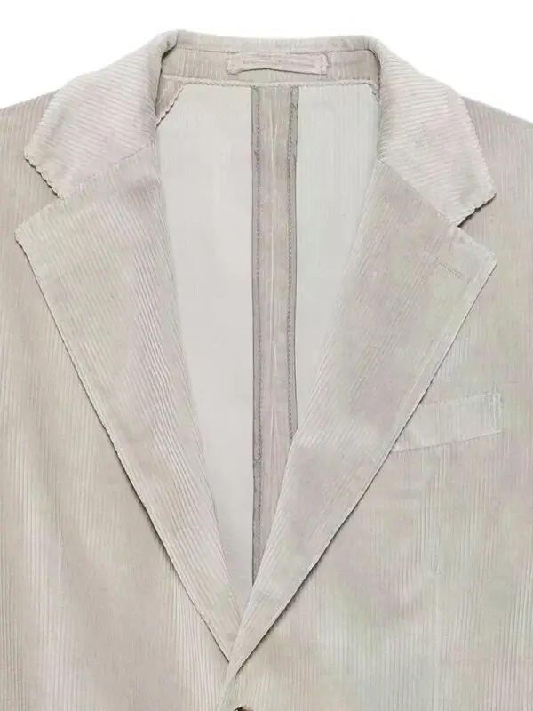 LARDINI Single-breasted Blazer - Grey
