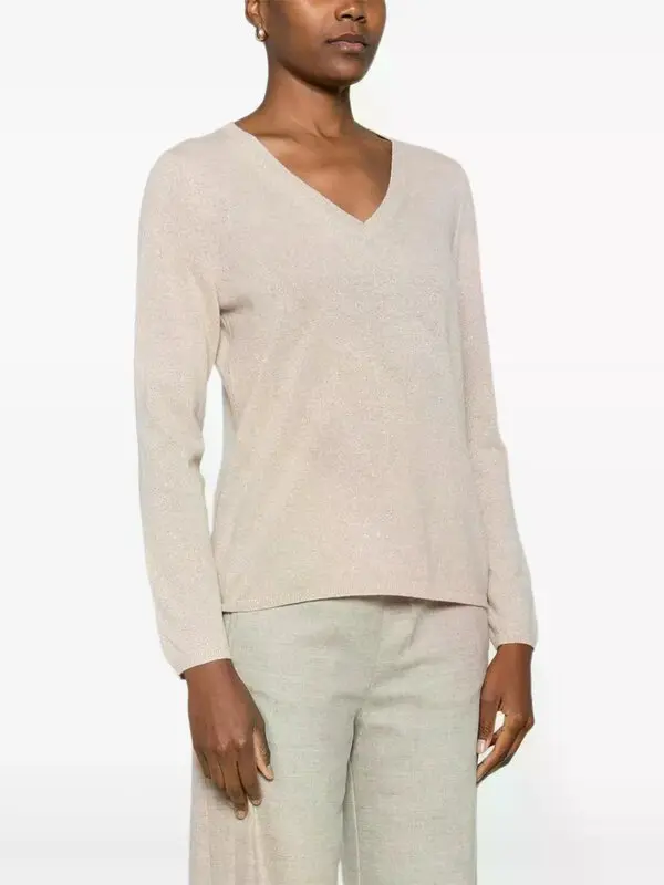 GRAN SASSO V-neck Fine Knit Sweater