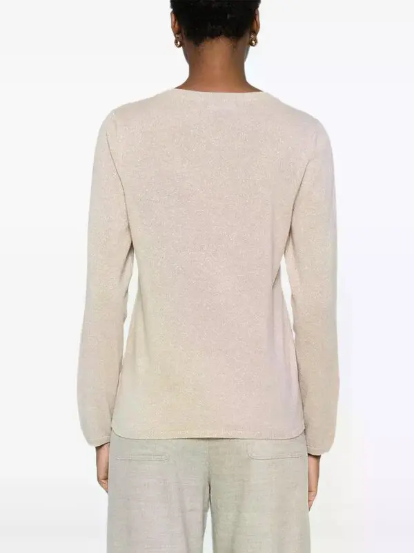 GRAN SASSO V-neck Fine Knit Sweater