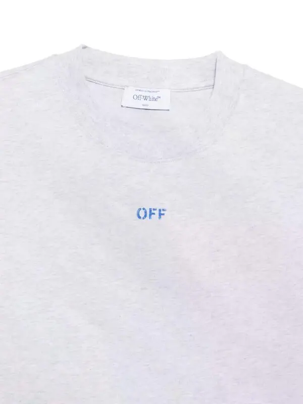 Off-White Short-sleeved Crew-neck T-shirt