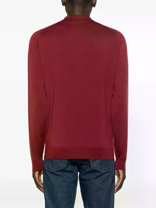 John Smedley Buttoned Polo Shirt