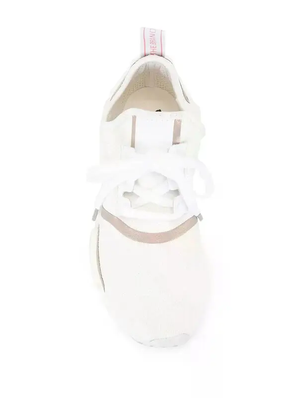 Adidas Metallic-tape Lace-up Sneakers - White