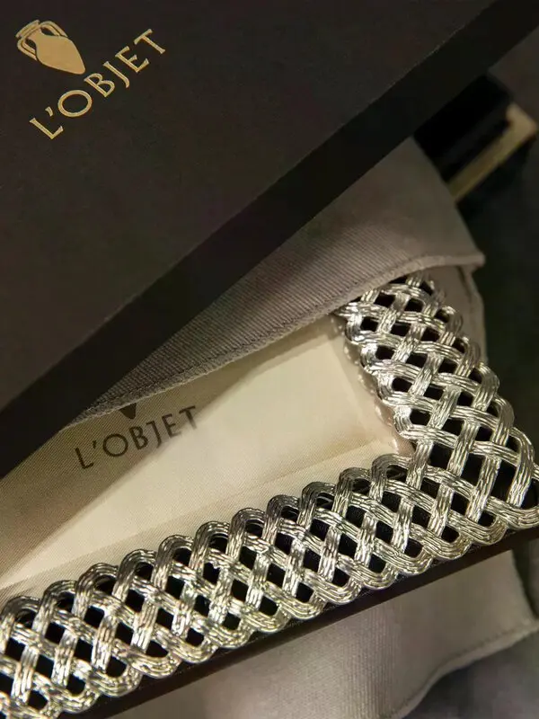 L'Objet Braid Frame - Silver