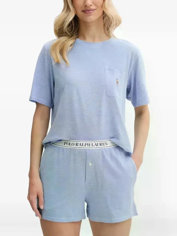 Polo Ralph Lauren Logo Pyjama Set - Purple