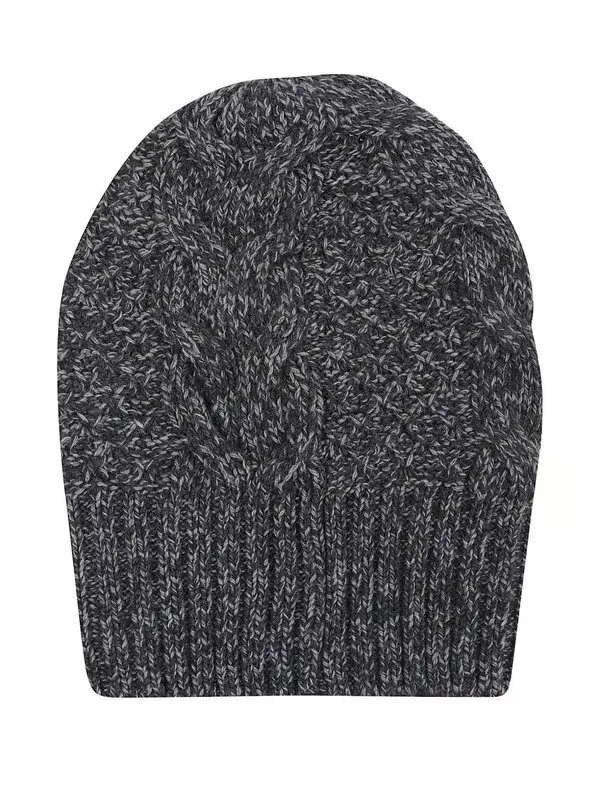 Ermanno Scervino Cable-knit Beanie - Grey