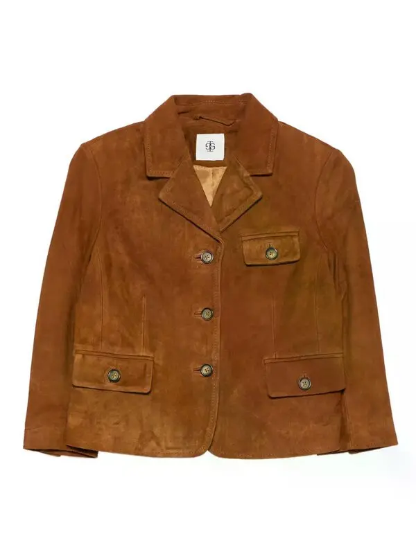THE GARMENT Suede Pocket Jacket - Brown