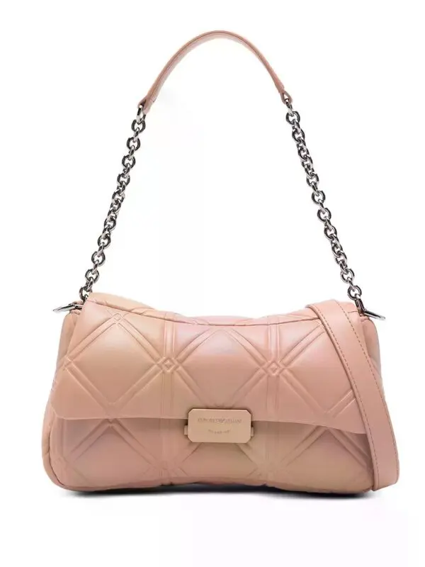 Emporio Armani Quilted Shoulder Bag - Pink