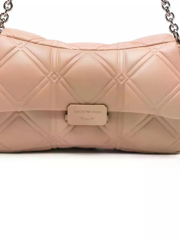 Emporio Armani Quilted Shoulder Bag - Pink