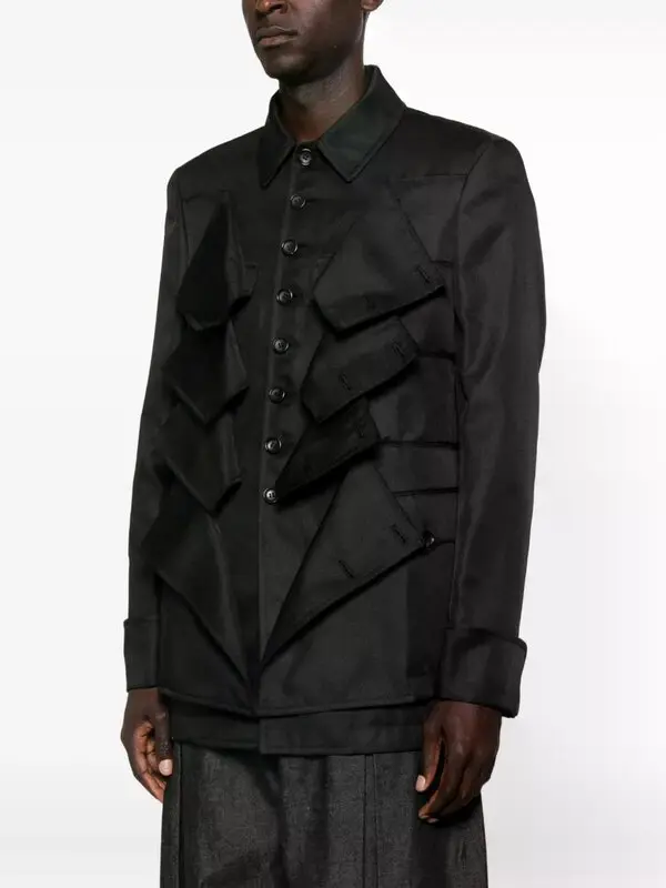 Comme Des Garçons Flap-pocket Jacket