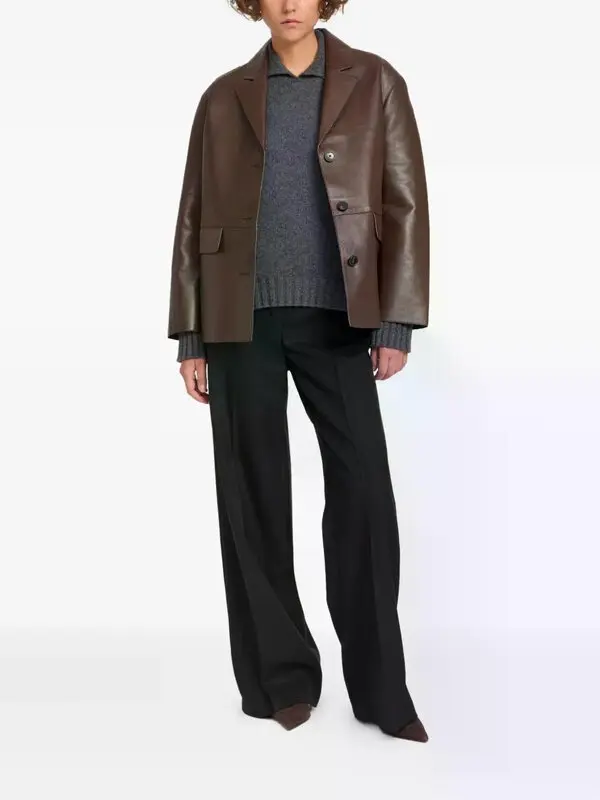 YVES SALOMON Leather Jacket