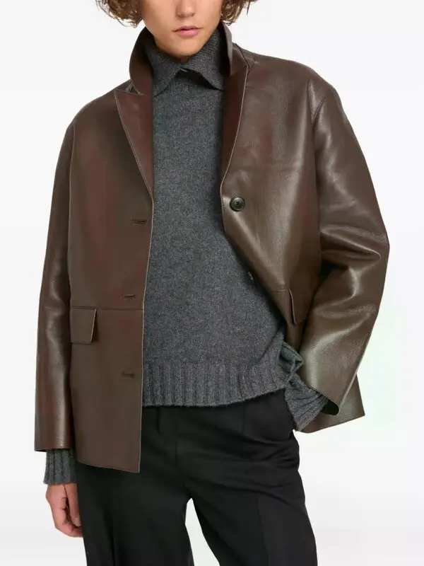 YVES SALOMON Leather Jacket
