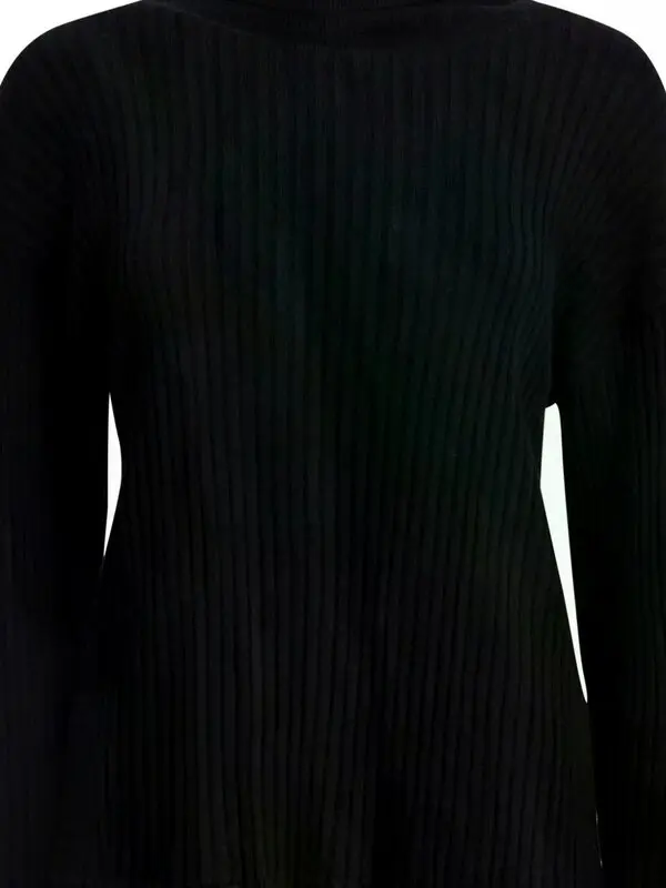 Max & Moi Reve Ribbed-panel Maxi Dress - Black