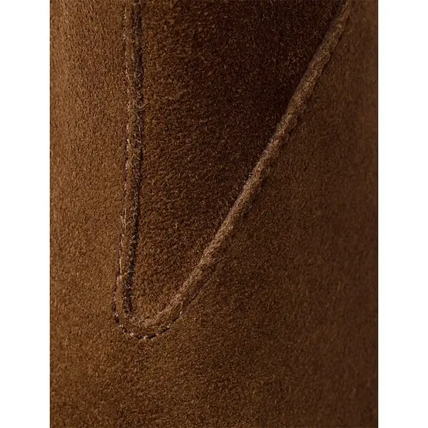 Prada Branded Suede Chelsea Boots