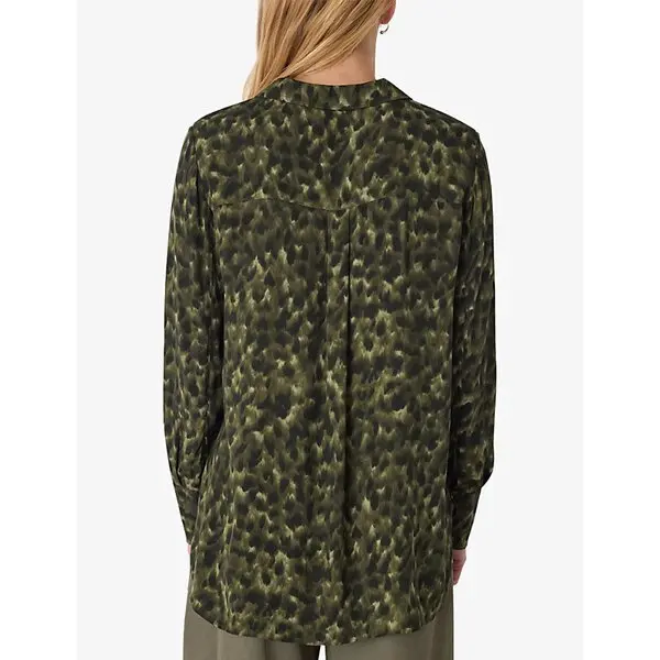 Whistles Animal-print Woven Shirt - Multi-coloured