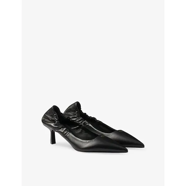 Prada Branded Leather Pumps