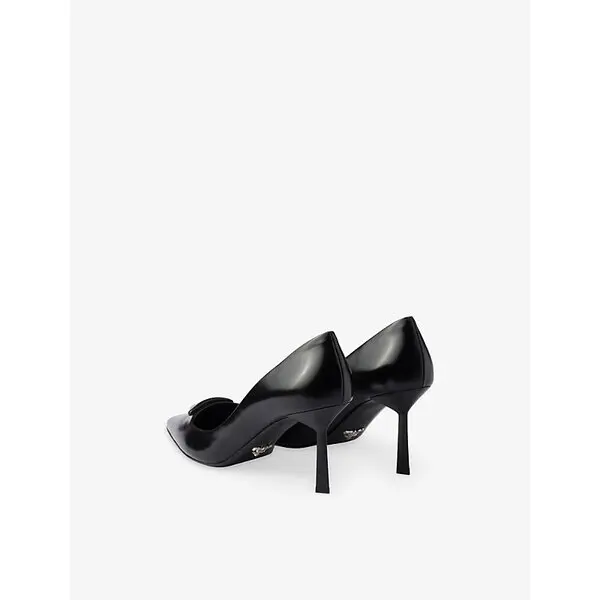 Prada Logo-plaque Leather Pumps