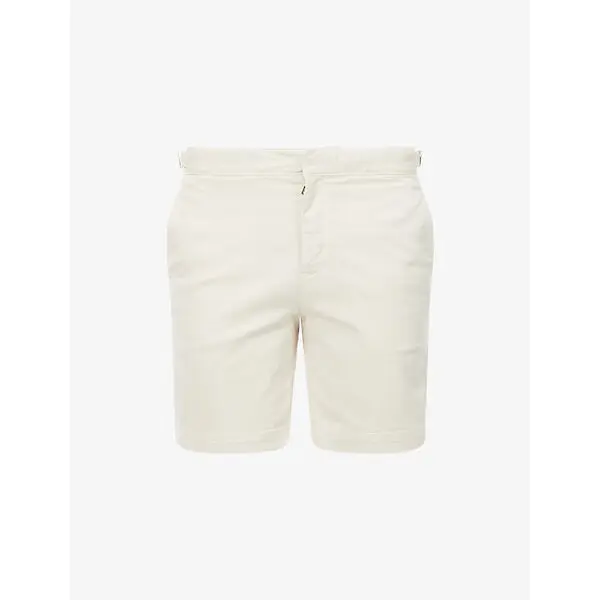Orlebar Brown Adjustable-waist Stretch-cotton Shorts - Chai