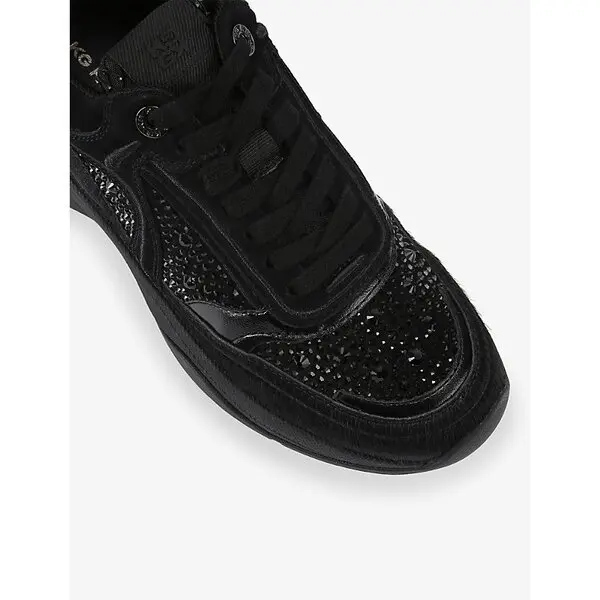Kurt Geiger Luxe Gem Woven Trainers