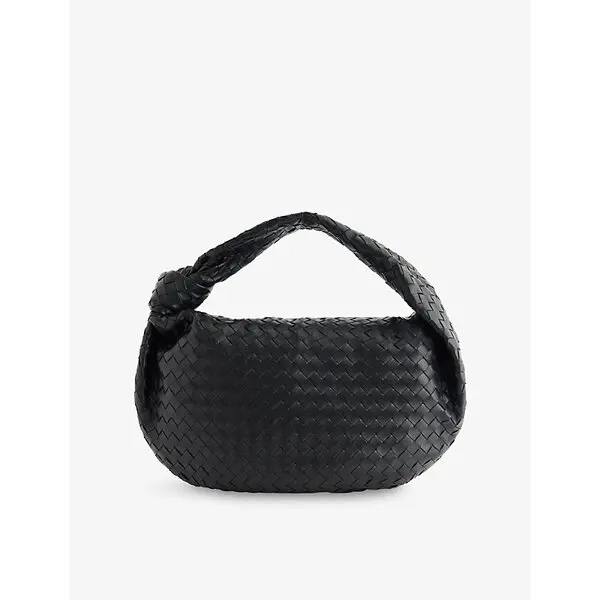 Bottega Veneta Medium Jodie Leather Top-handle Bag - Black