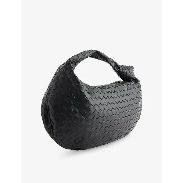 Bottega Veneta Medium Jodie Leather Top-handle Bag - Black