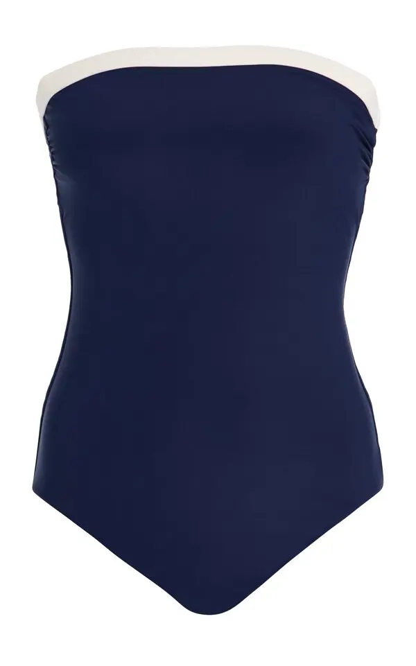 Bondi Born Romy Strapless One-piece Swimsuit - Navy