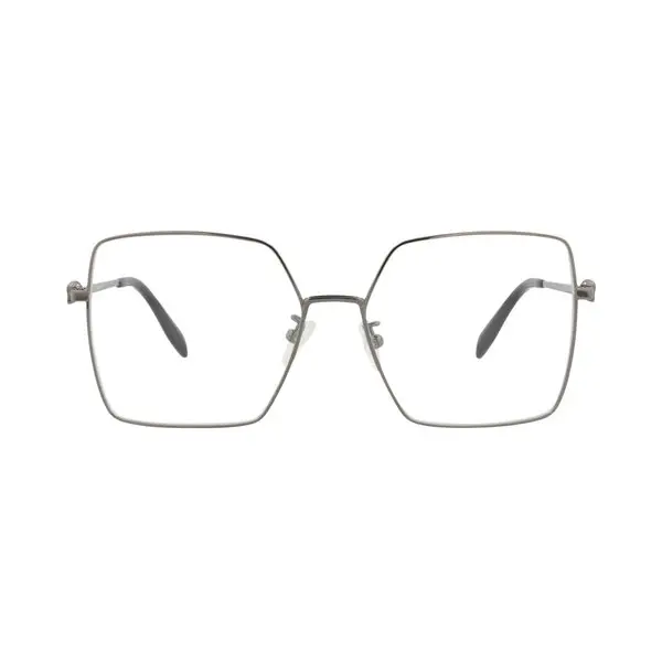 Alexander McQueen Square-frame Metal Optical Frames - Multicolor