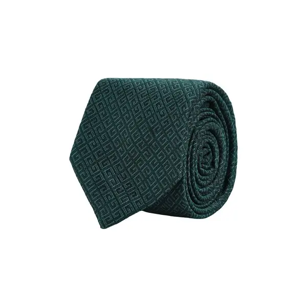 Givenchy 4g Silk Tie - Green