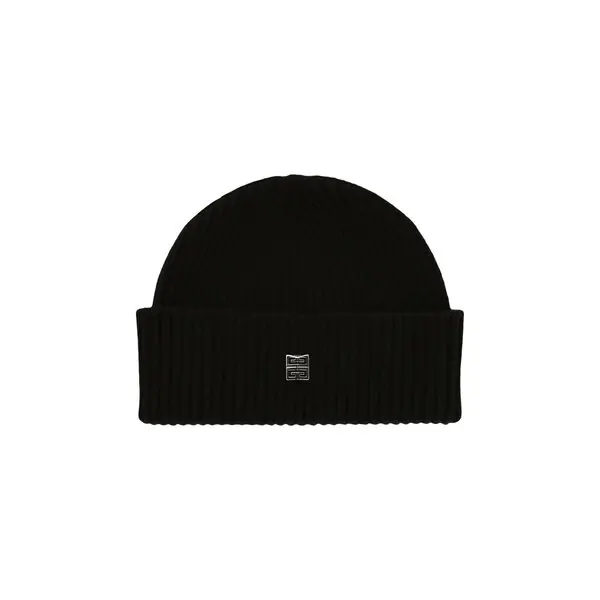 Givenchy Ribbed Wool-blend Beanie - Black