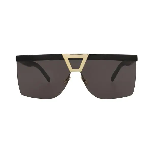 Saint Laurent Shield-frame Sunglasses - Black