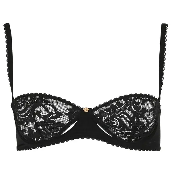 Versace Lace Bra - Black