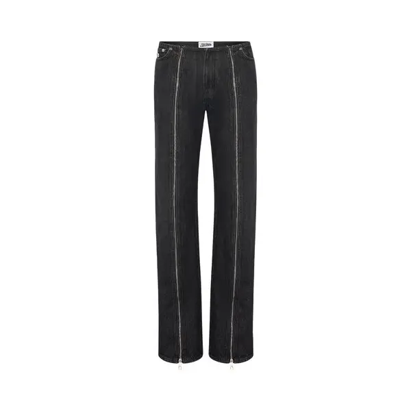 JEAN PAUL GAULTIER Denim Front Zipped Trouser