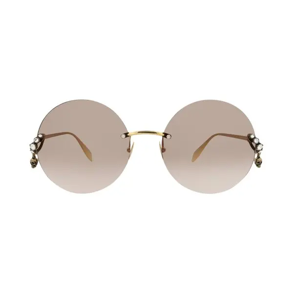 Alexander McQueen Round-frame Sunglasses